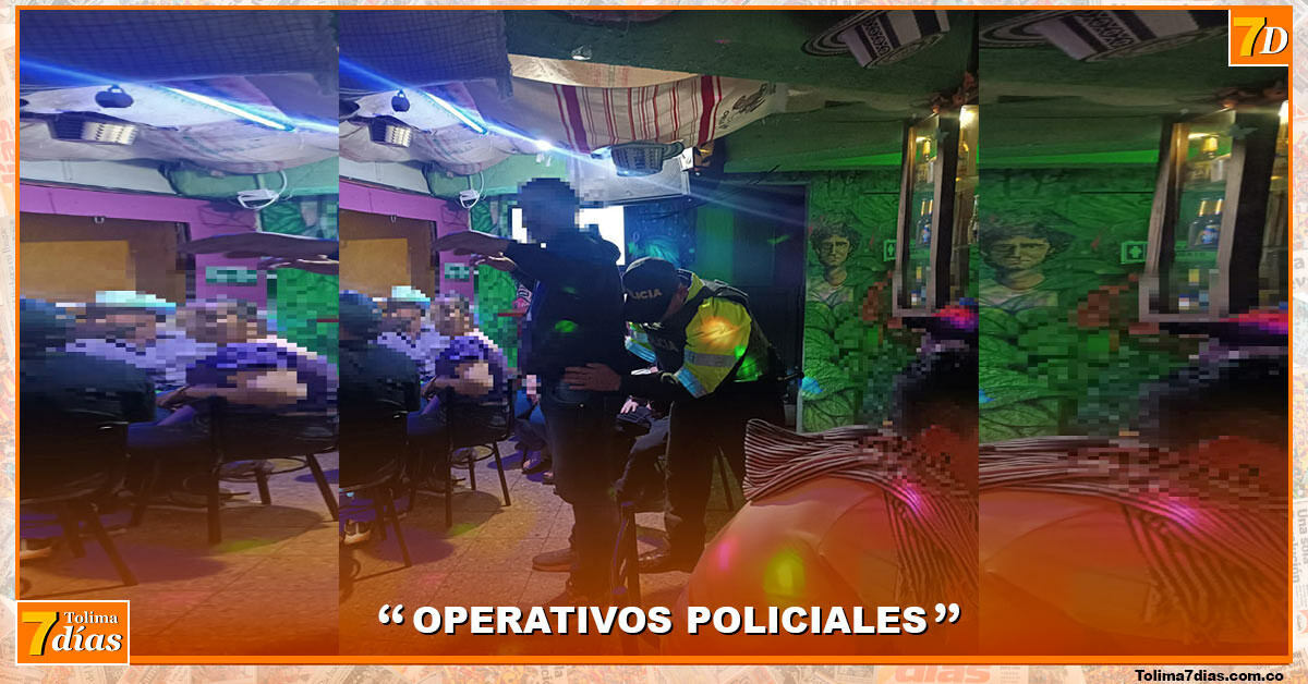 Siete capturas y armas incautadas tras fin de semana violento en Tolima ...